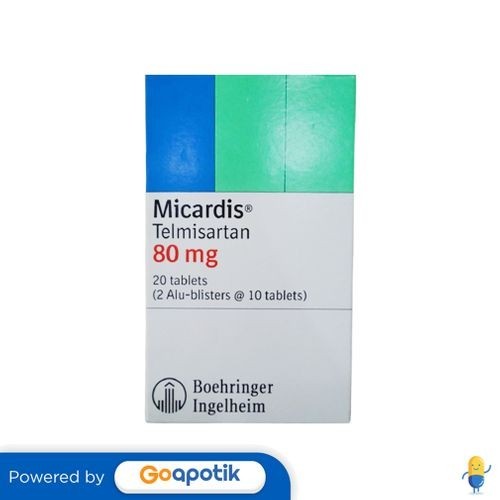Jual Micardis 80 Mg Box 20 Tablet | Shopee Indonesia
