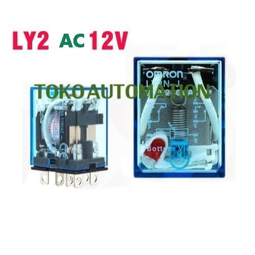 Jual DC99 LY2 LY2N LY2N-J LY2N - J LY2NJ 12V AC Coil Power Relay 8PIN DPDT PK24 | Shopee Indonesia