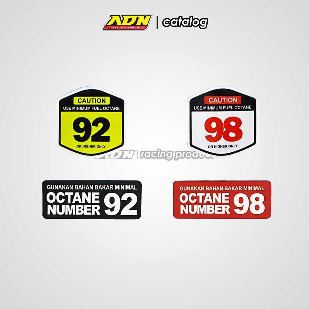 Jual Stiker Octane Number 92 98 | Shopee Indonesia