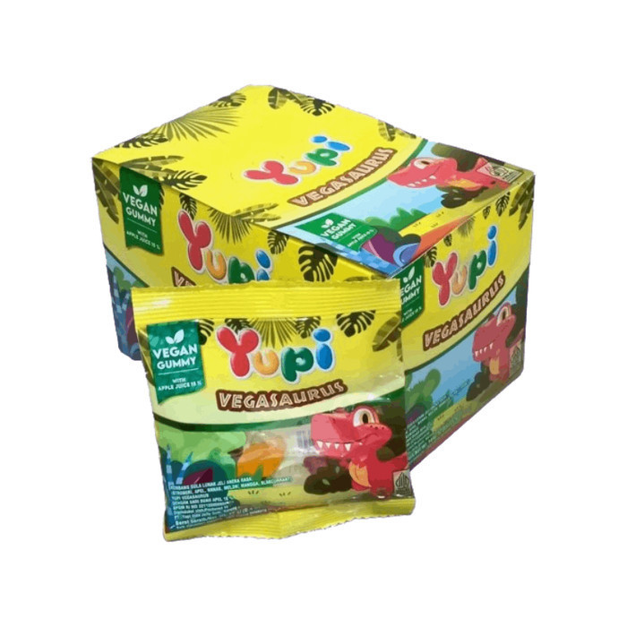 Jual Permen Gummy Yupi Vegasaurus 12g Isi 12pcs Cemilan Murah dan Enak ...