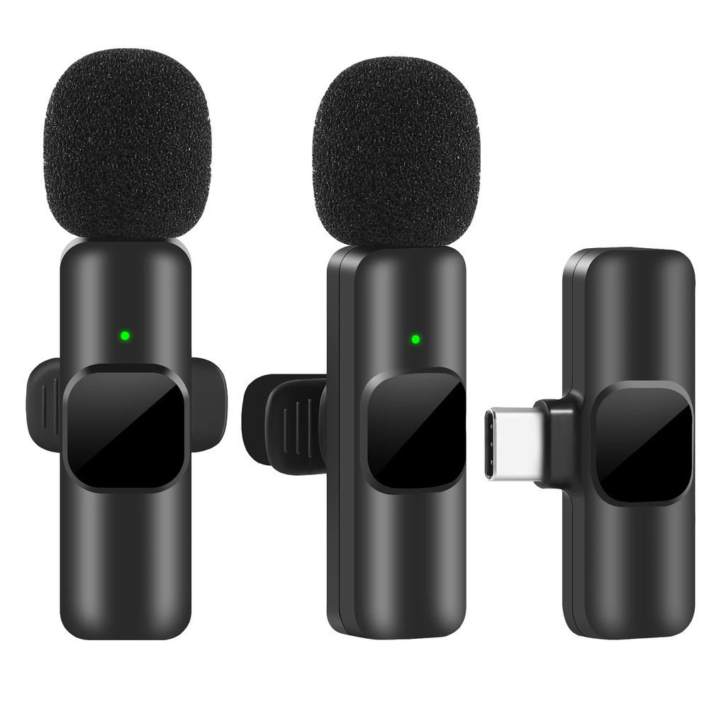 Jual Microphone Mic Clip On Youtuber Wireless Mic bluetooth Wireless ...
