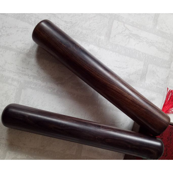 Jual Top quality Ebony Rosewood Solid wood Health bars Tai chi ruler ...
