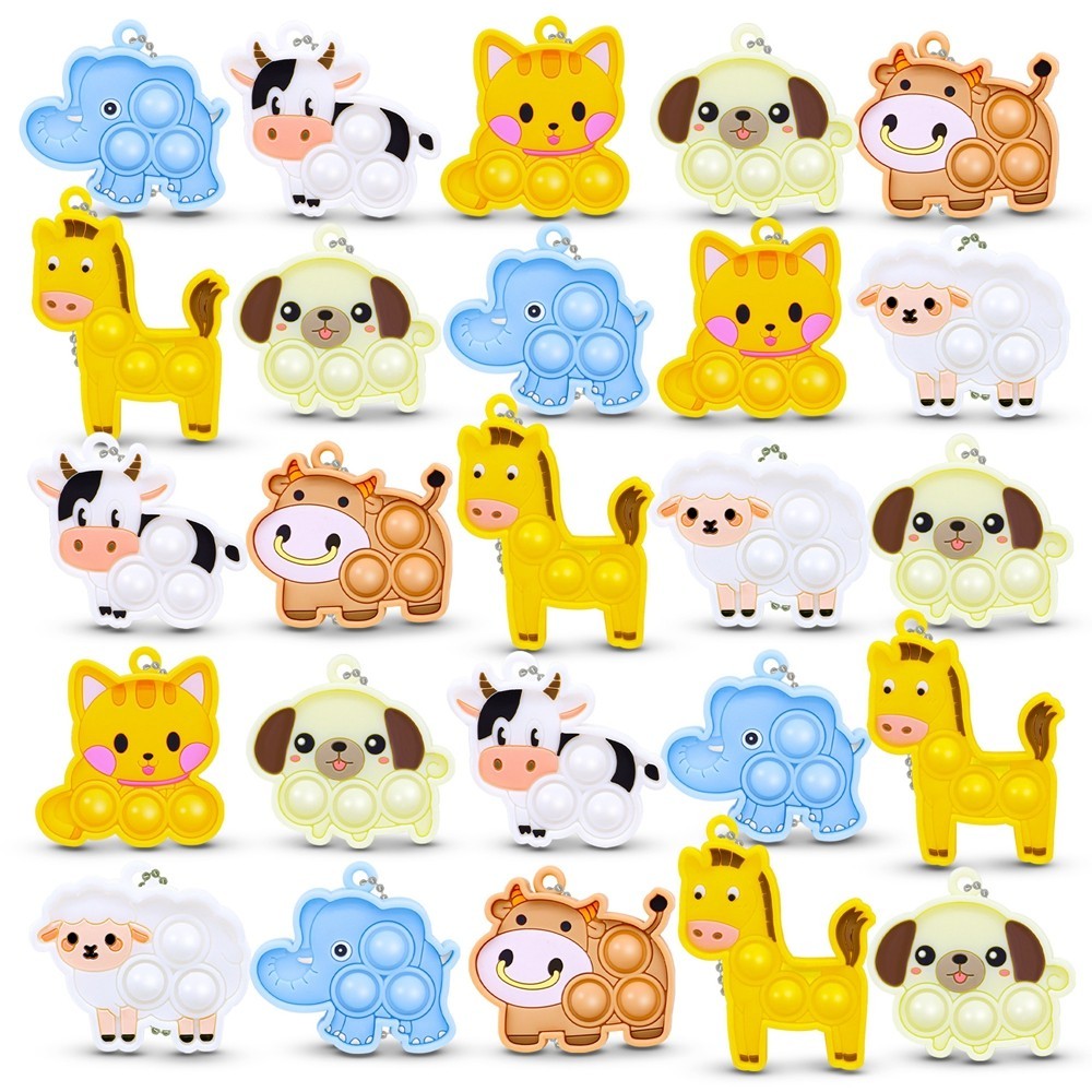 Jual 7/21PCS For Kids Adult New Animal Sheep Cat Dogs Pop Fidget Toys ...