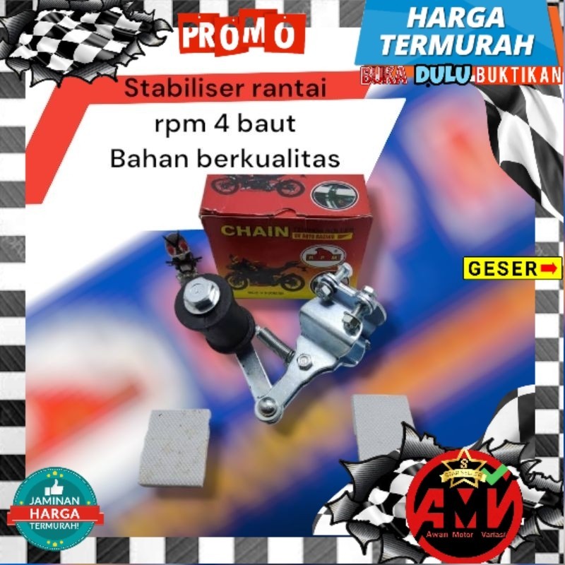 Jual Tensioner stabilizer rantai motor / stabiliser rantai CHAIN LUBE ...