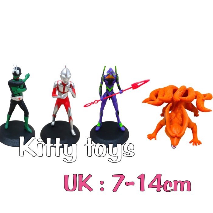 Jual mainan DX Kamen rider Ultraman Naruto kurama action figure set ...