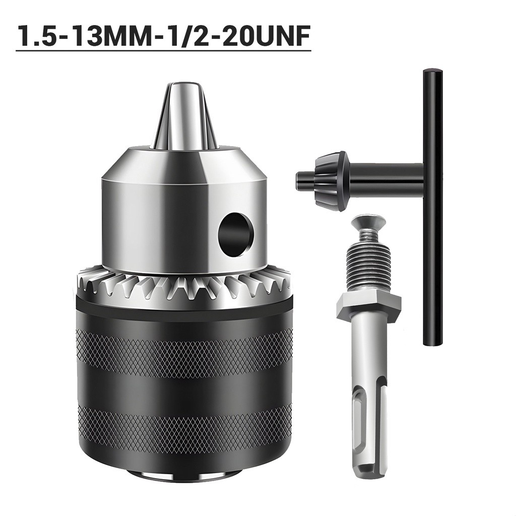 Jual Kepala Bor / Kepala Mesin Bor Drill Chuck With Key 13mm 6577 ...