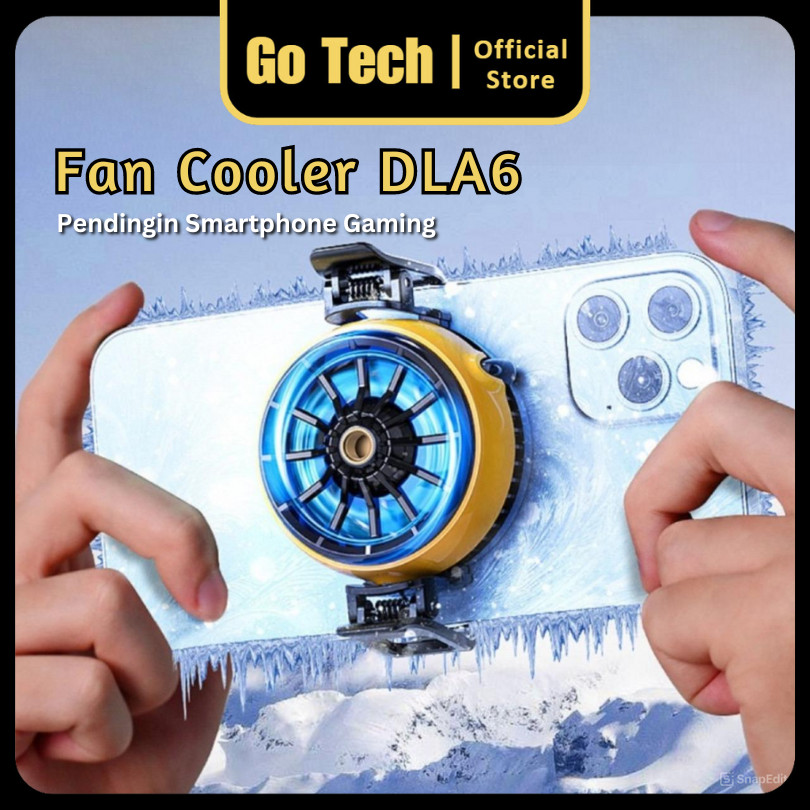 Jual Go Tech - DLA6 Fan Cooler Radiator Back Clip Phone Pendingin HP ...