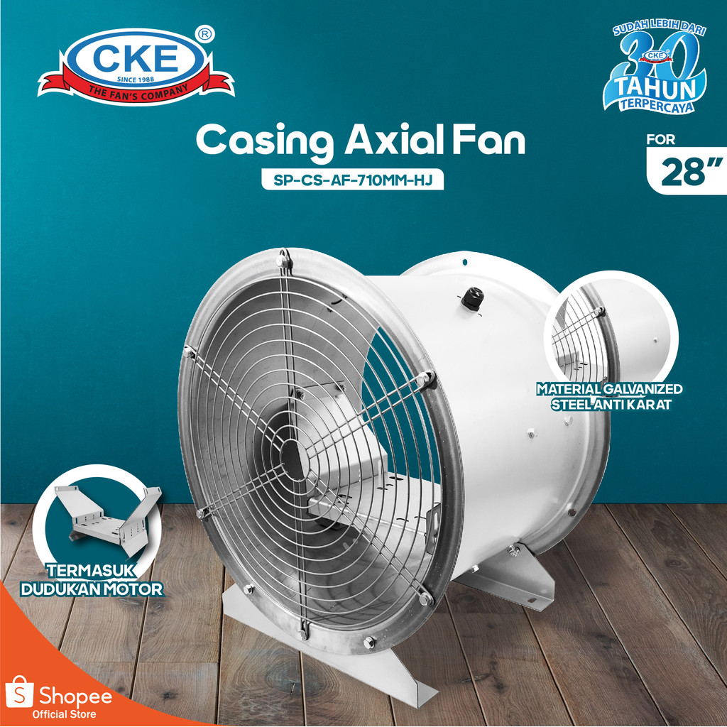 Jual Casing Axial Fan 28 Inch Galvanis / Body Kipas Aksial Blower 28 ...