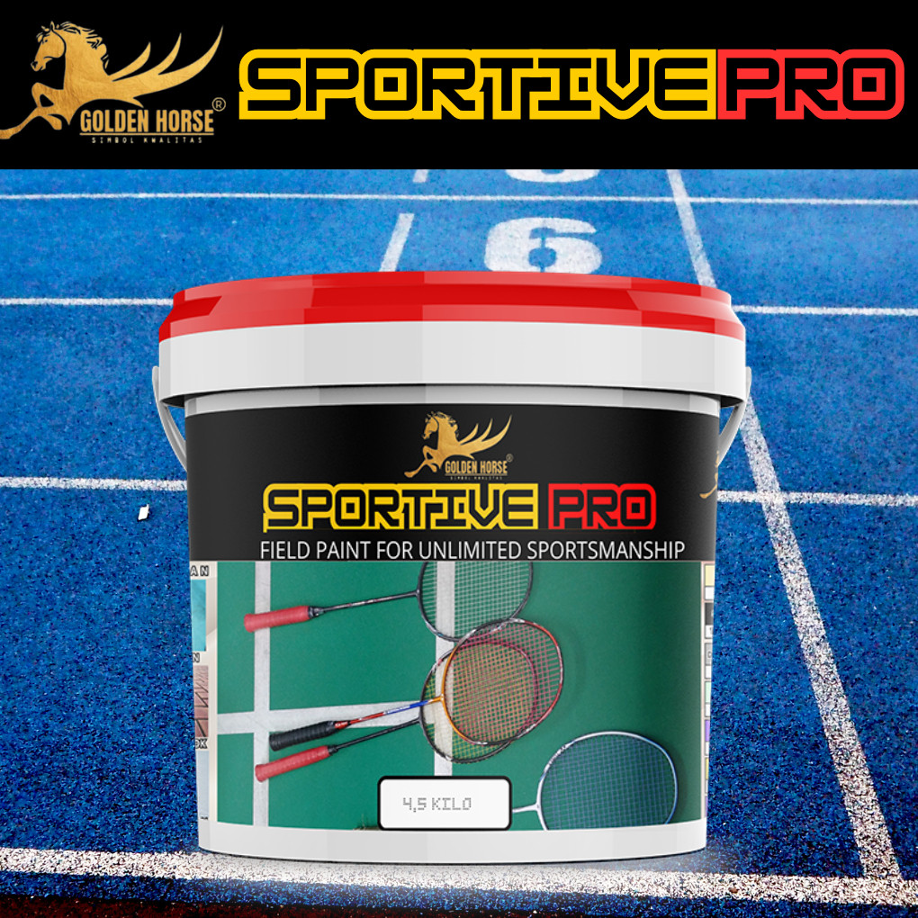 Jual Cat Lapangan/paving blok SPORTIVE PRO 4,5 kg - GOLDEN HORSE ...