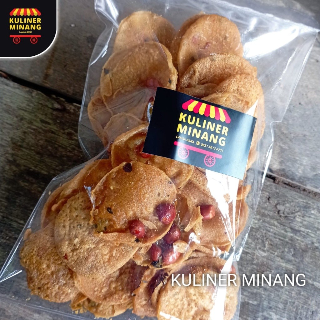 Jual Kuliner Minang Rakik Peyek Kacang Coin Original Oleh-Oleh Asli ...