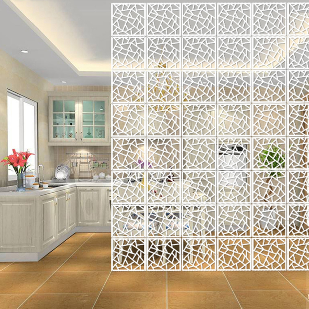 Jual 12pcs Room Divider Folding Screen Partition Room Separator Screens ...