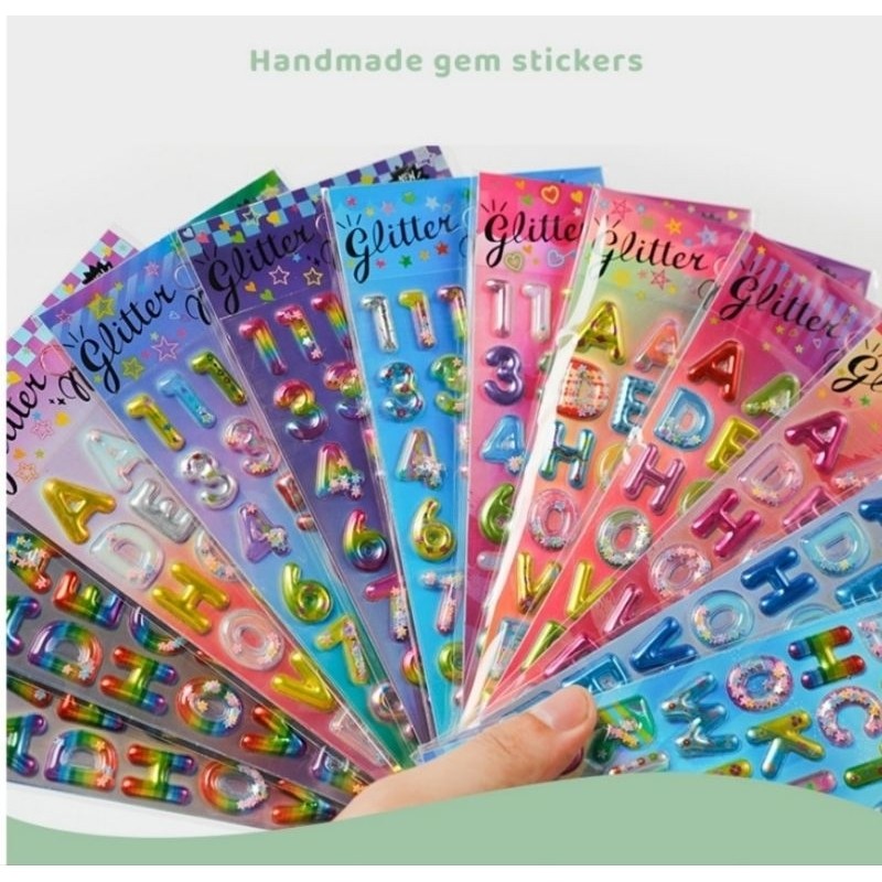 Jual MR SHOP [ST 05] Sticker Stiker Huruf Deco Decoration DIY Diary ...