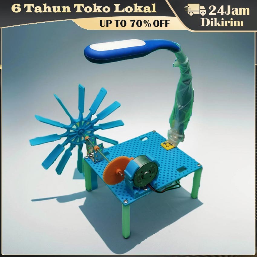Jual Diy Kit Edukasi Mini Water Turbine Flow / Generator Trubine ...