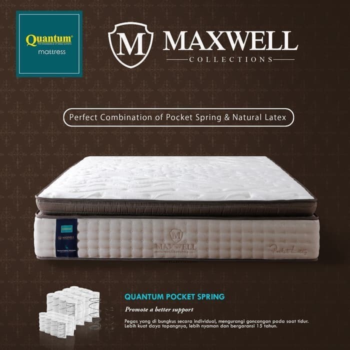 Jual Kasur Quantum Maxwell Pocket Latex Halton hanya kasur by Quantum ...