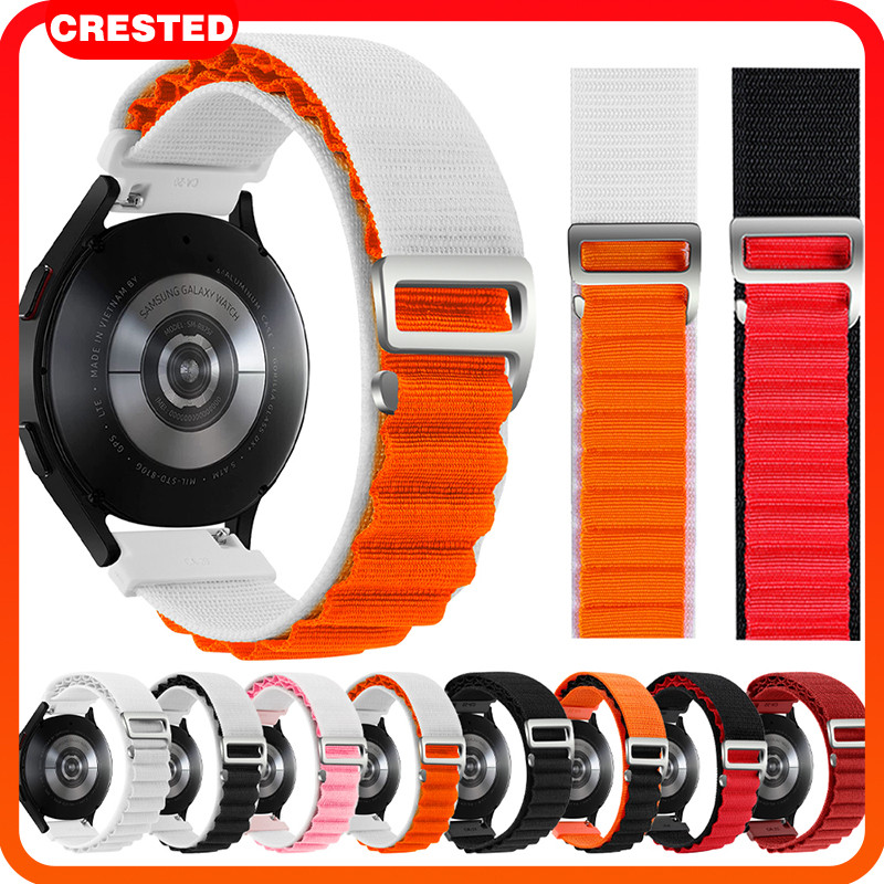 Jual 20mm 22mm Quick Release Alpine Loop Nylon Strap for Samsung Galaxy Watch FE 7 6 5 4 40mm ...