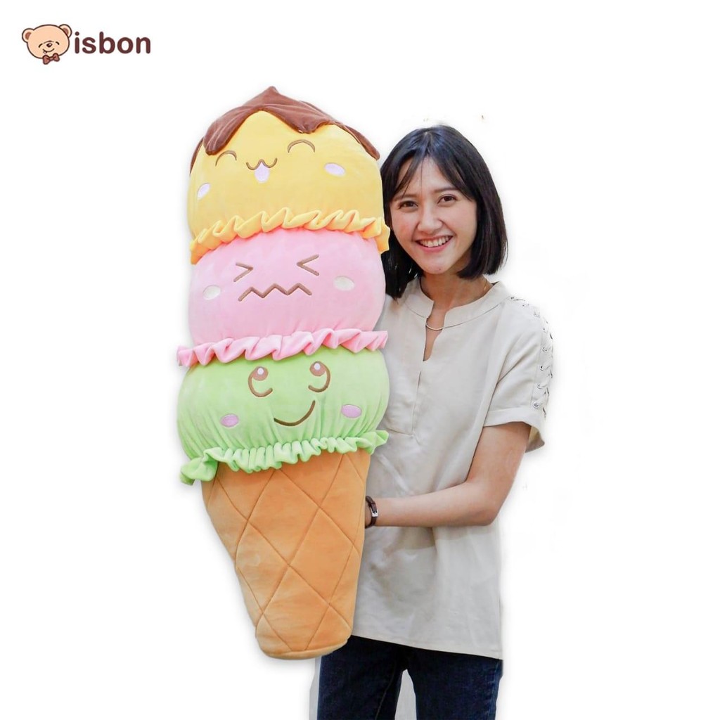 Jual Boneka guling es krim ice cream lucu kualitas premium bahan halus ...