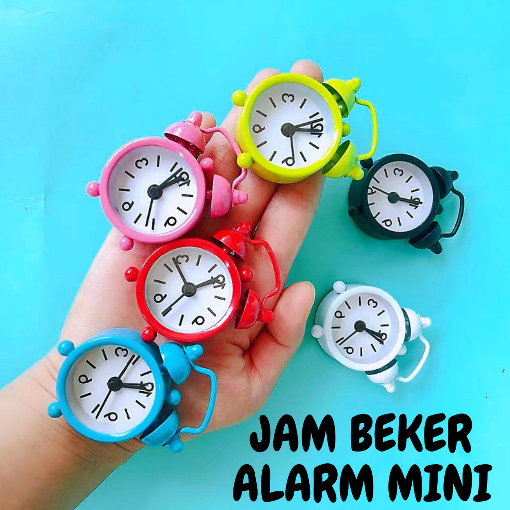 Jual Jam Mini / Jam Meja Mini / Jam Unik / Jam Beker Mini / Jam Analog ...