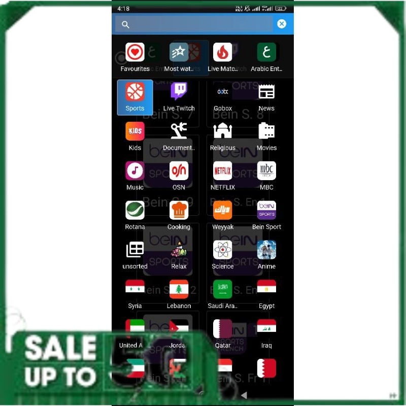 Jual Software aplikasi nonton Stream Sepakbola Luar Tv Lokal, Sport Dll Di android Creative ...