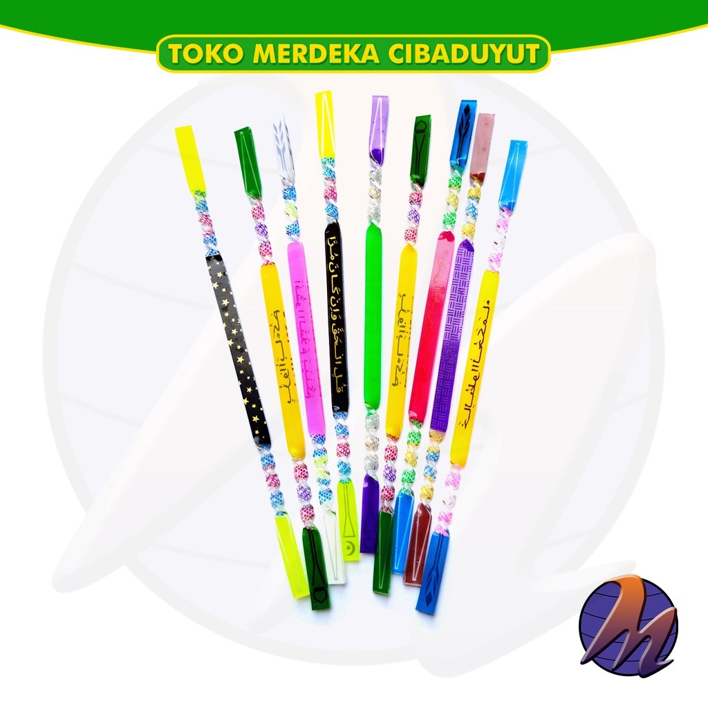 Jual Kalam/Tuding ngaji | Penunjuk AKRILIK Bening warna dihiasi ...