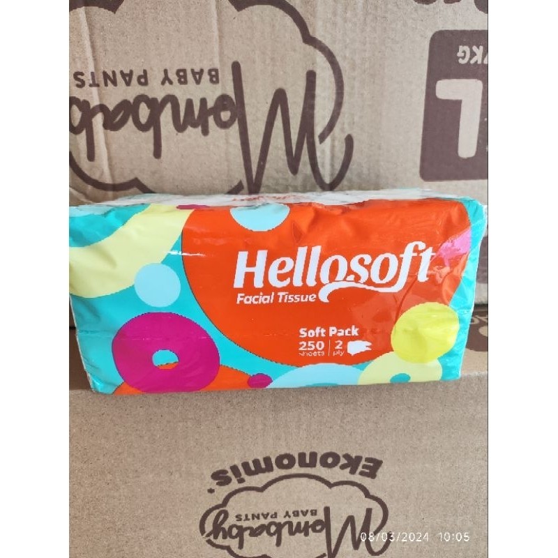 Jual Tisu Facial Hellosoft 250's - Toko Susu Chyra | Shopee Indonesia