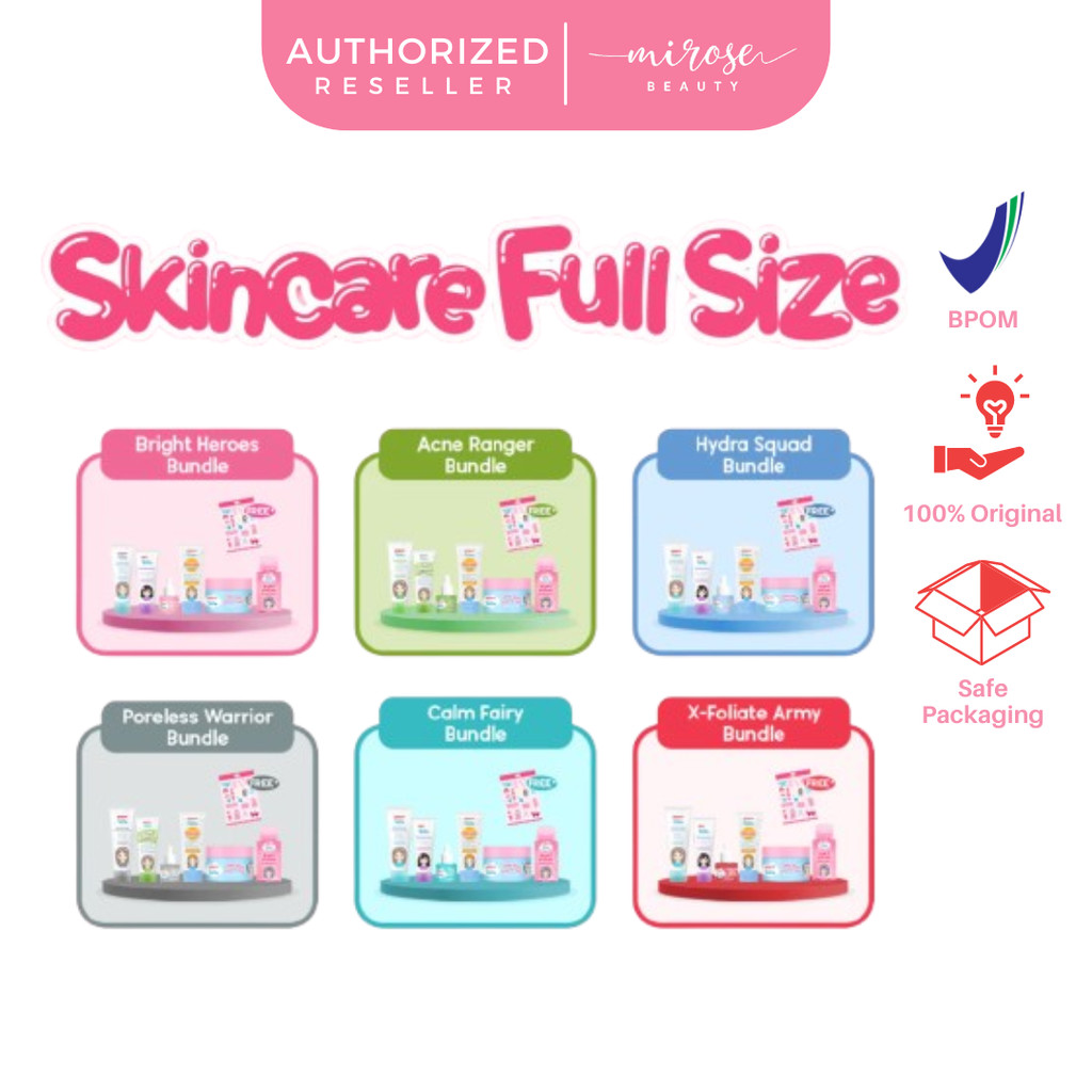 Jual [PAKET] PIGEON TEENS SKINCARE FULL SIZE COMPLETE KIT | Skincare Kit Full Size Remaja| Paket ...