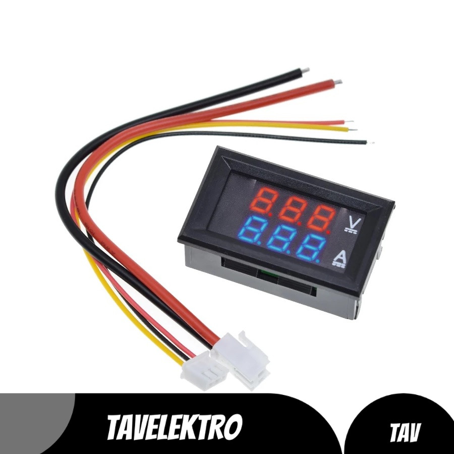 Jual Digital Voltmeter Ammeter DC 100V 10A Volt Meter Ampere Meter | Shopee Indonesia