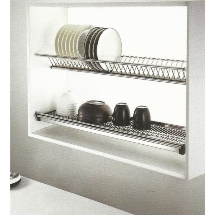 Jual rak piring stainless kitchen set 80cm vitco | Shopee Indonesia