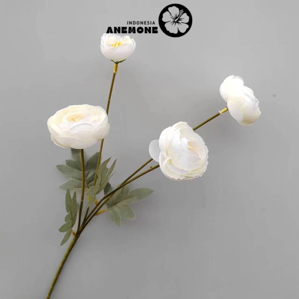 Jual ANEMONE - LOTUS 60cm Artificial Bunga Lotus 4 Cabang Bunga Palsu ...