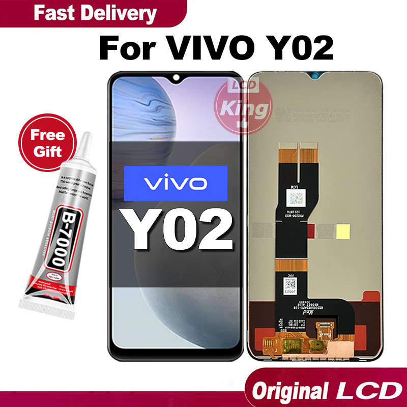 Jual LCD FOR Vivo Y02 TOUCHSCREEN Fullset Crown Murah Ori Compatible ...
