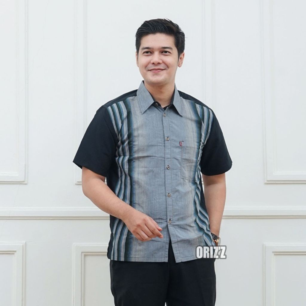 Jual HEM POLYNOSIC/KEMEJA LENGAN PENDEK/KEMEJA VIRAL/BAJU PAKAIAN PRIA ...