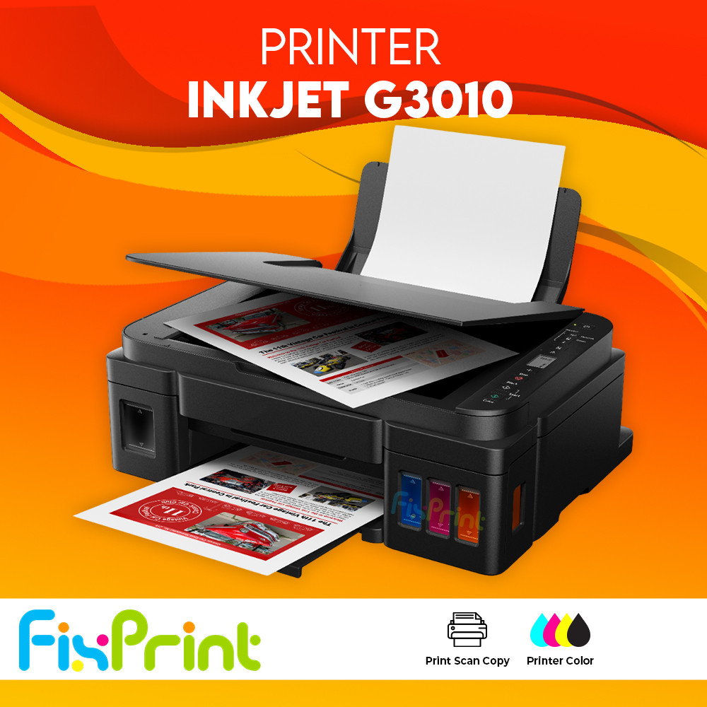 Jual Printer G3010 InkTank All-In-One Print Scan Copy Wireless G 3010 Ink Tank Multifunctions ...