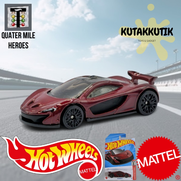 Jual Hotwheels Mobil Balap Sedan Sport Mclaren P1 Merah Maroon Lot P ...