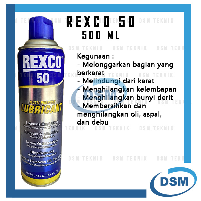 Jual REXCO 50 500 ML PELUMAS ANTI KARAT SERBA GUNA PENETRAN MULTI LUBRICANT | Shopee Indonesia