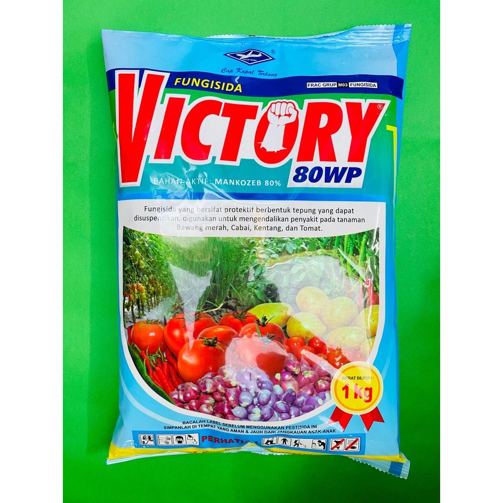 Jual FUNGISIDA VICTORY 80wp pengendali patek cabai 1kg dr CAP KAPAL ...
