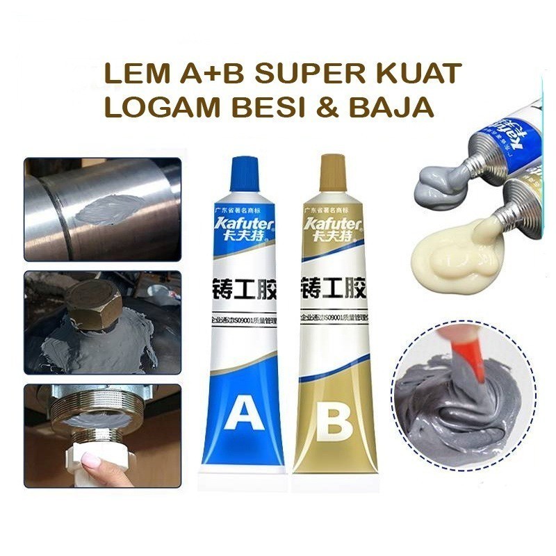 Jual CAHAYA MANDIRI DUNIA HOME LIVING [20g] Kafuter Lem Logam Besi ...