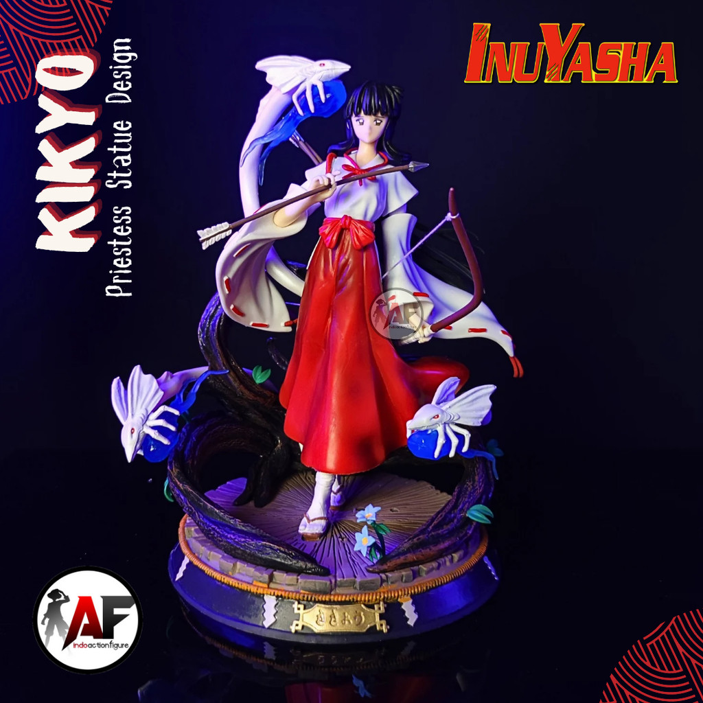 Jual Action Figure Statue Inuyasha Kikyo Priestess ver. Miko design ...