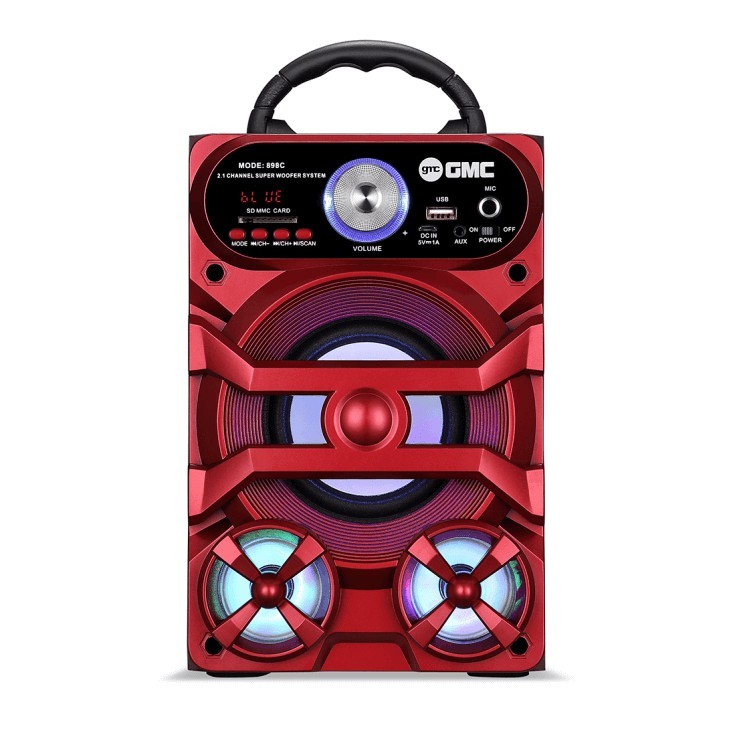 Jual MM - Speaker GMC Salon 898C + mic Bluetooth Portable / speaker ...