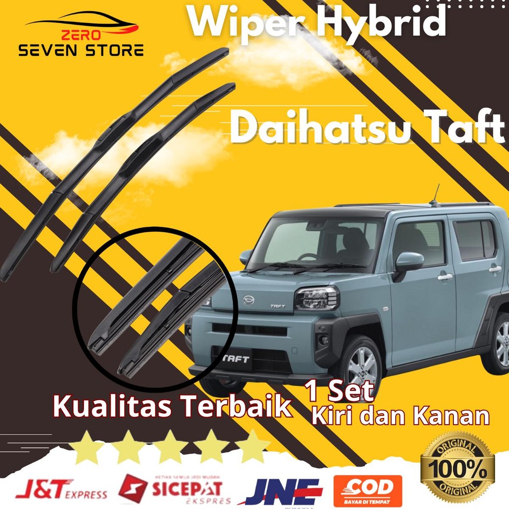Jual Wiper Hybrid Mobil Daihatsu Taft 1 Set Kiri dan Kanan Tanpa Rangka ...