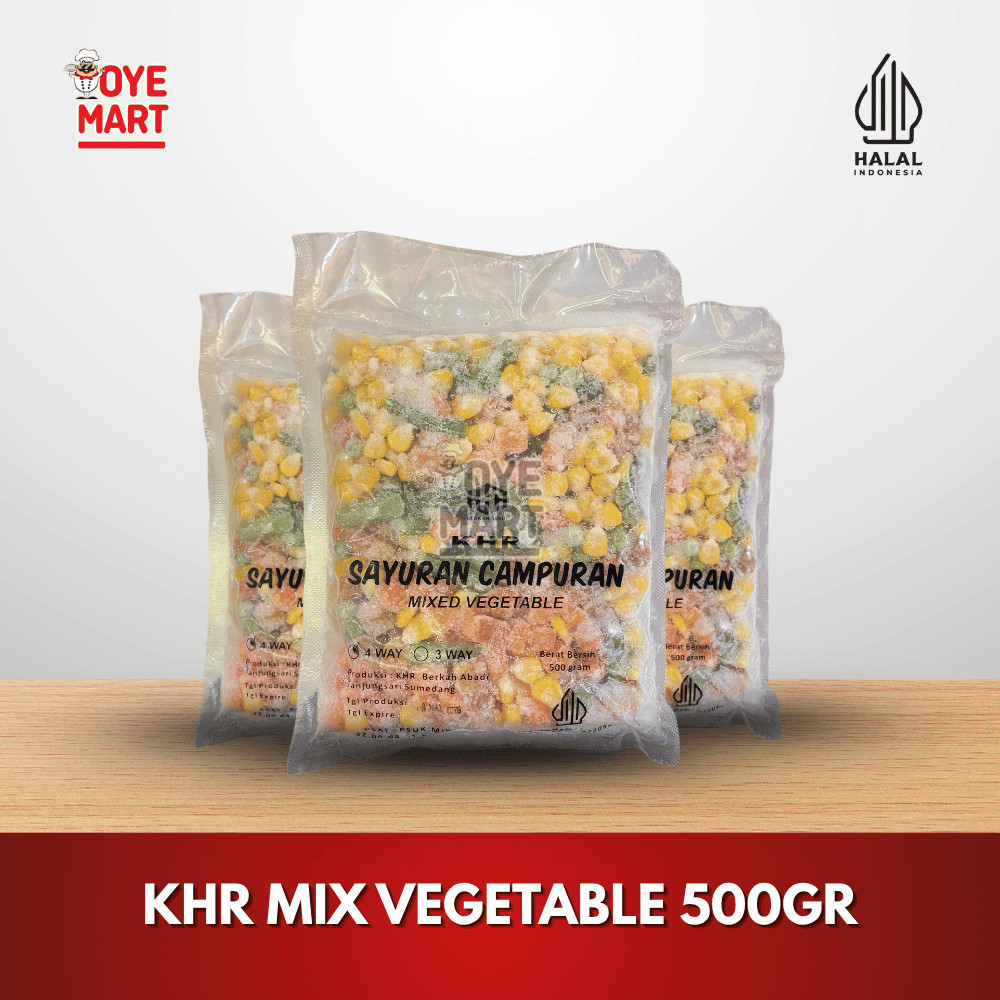 Jual KHR MIX VEGETABLE 500GR / SAYURAN BEKU | Shopee Indonesia