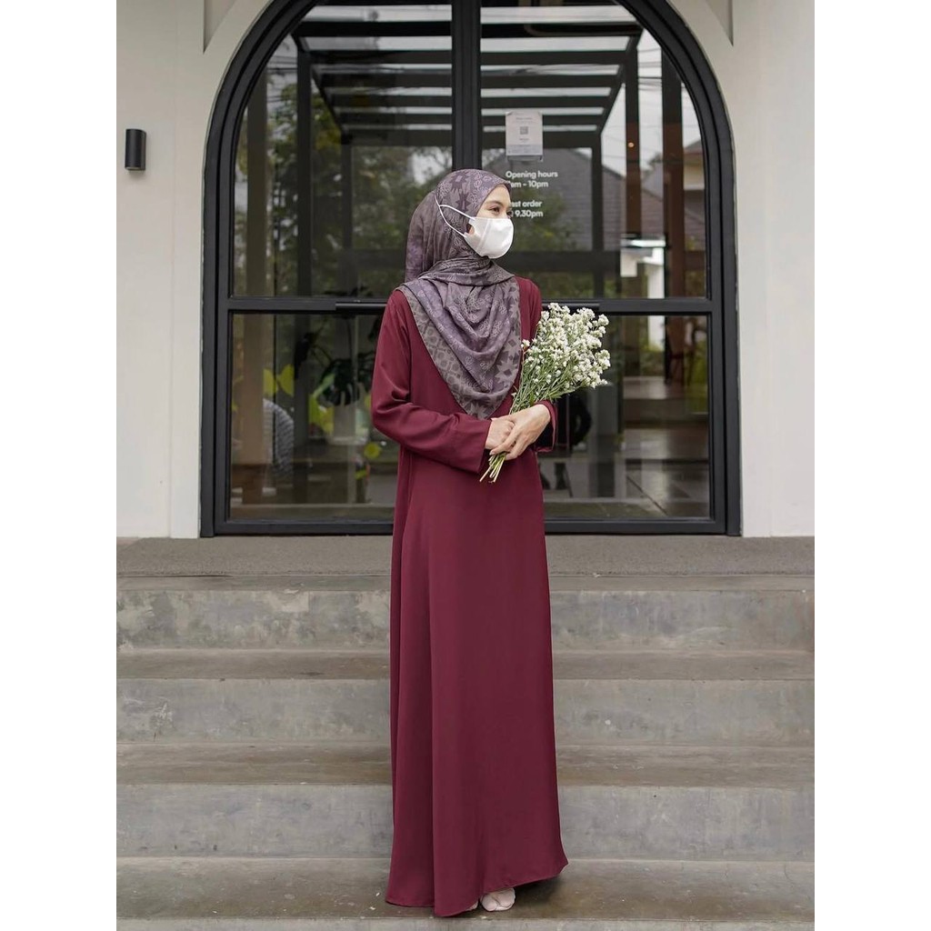 Jual Azmiza - Basic Dress Murakami (Dress Daily Haji Umroh Bahan ...