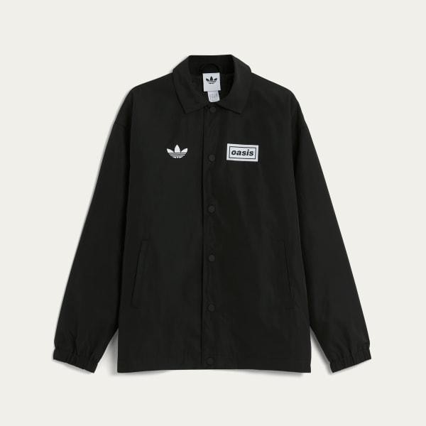 Jual Adidas x Oasis Tour Coach Jacket Black KT3464 | Shopee Indonesia