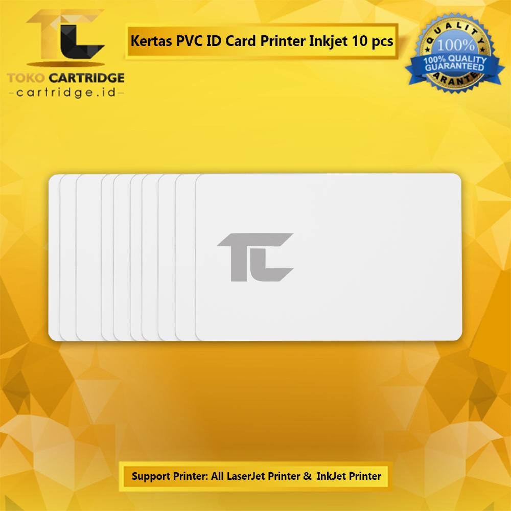 Jual Kertas PVC ID Card Inkjet Kertas PVC 5.4 X 8.6 cm & PVC ID CARD ...