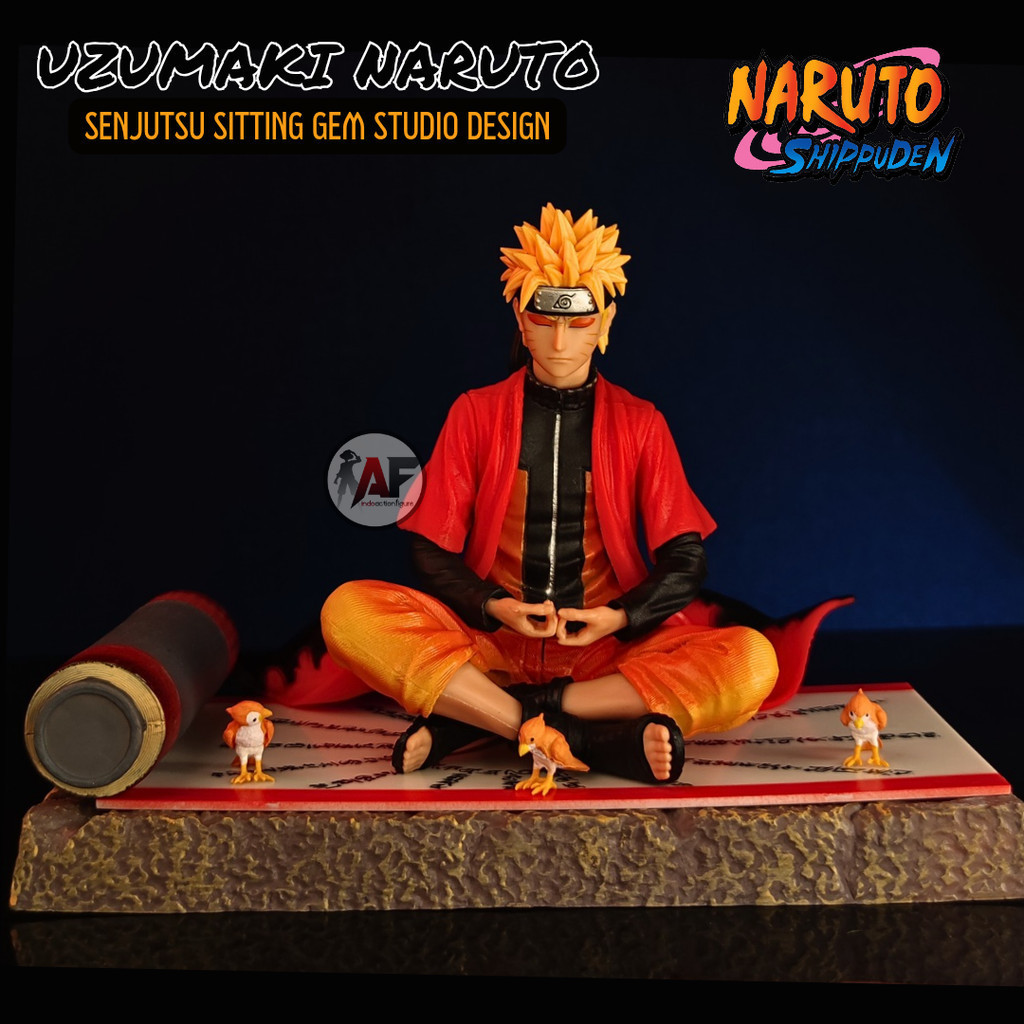 Jual Statue Action Figure Uzumaki Naruto Senjutsu Sitting GEM Studio ...