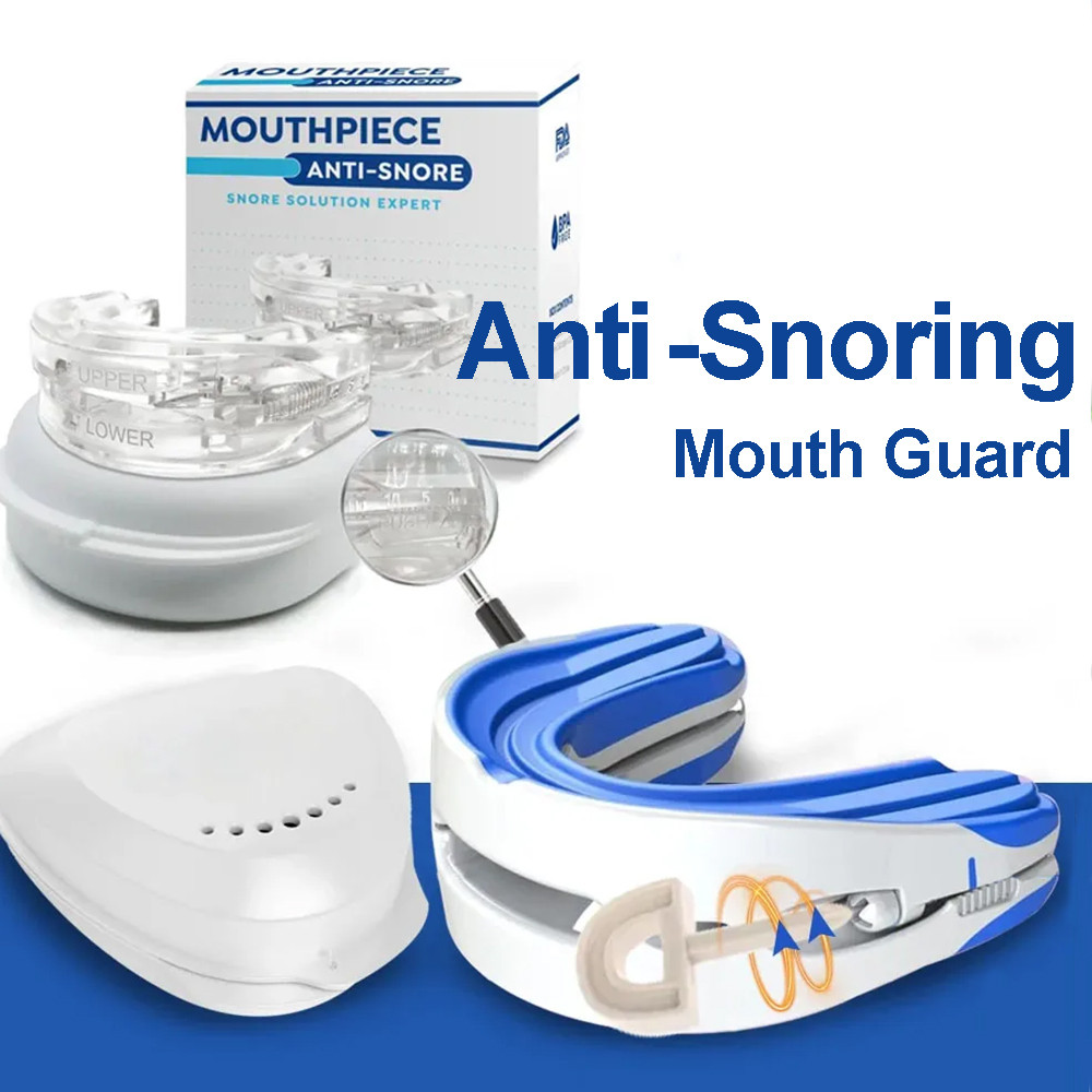 Jual Mouthpiece Anti Snore Mouth Guard Silicone Anti Snoring Bruxism ...