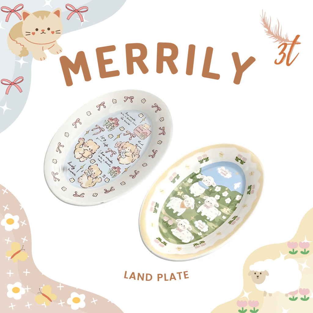 Jual Merrily Land Plate/Piring | Shopee Indonesia