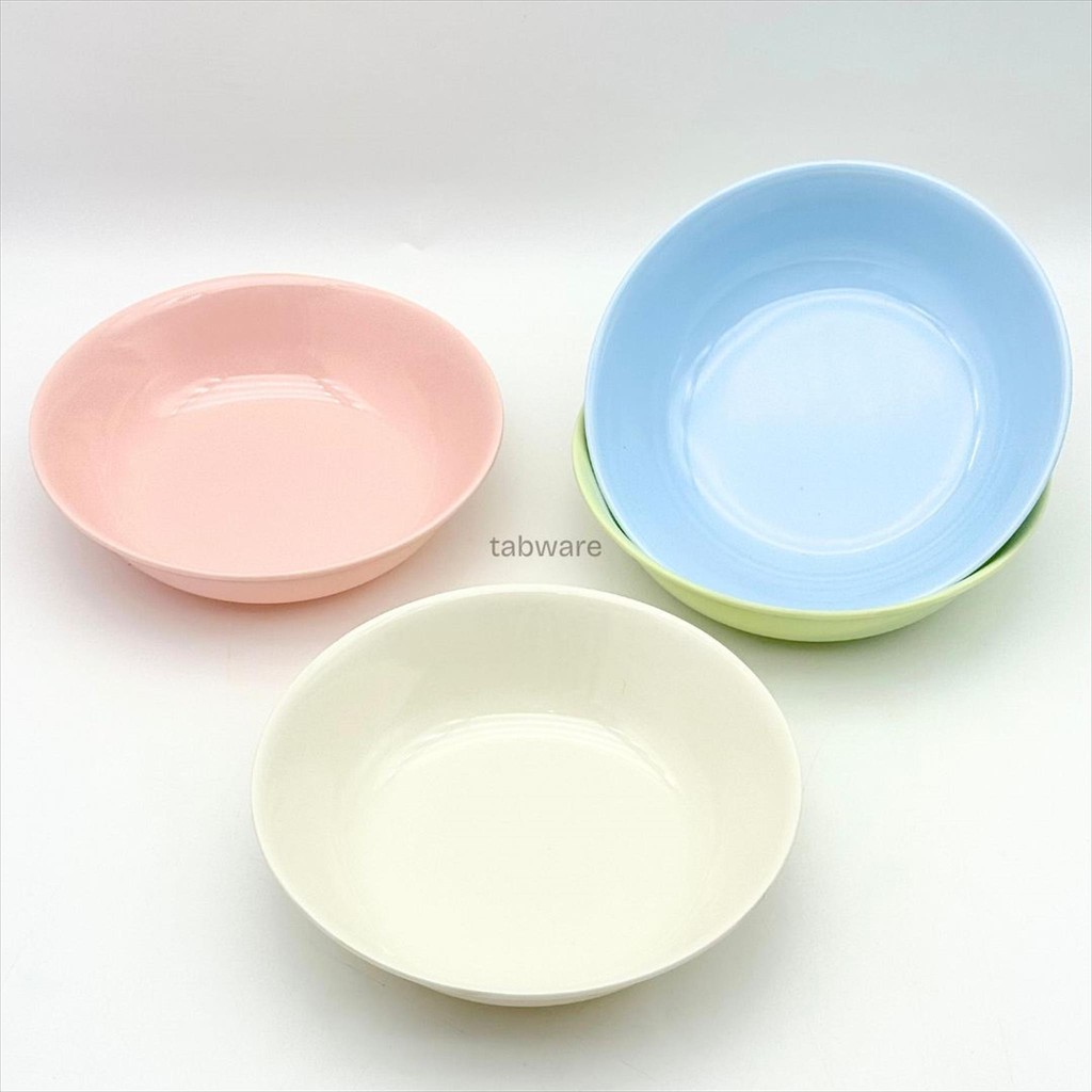 Jual (3pcs) TABWARE Mangkok Melamine 15cm Ceper Warna / Mangkuk Sup ...