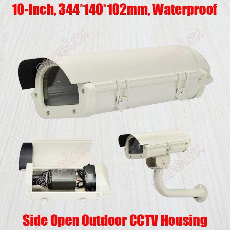 Jual 10 Inch IP66 Waterproof CCTV Camera Housing 344x140x102mm Aluminum ...