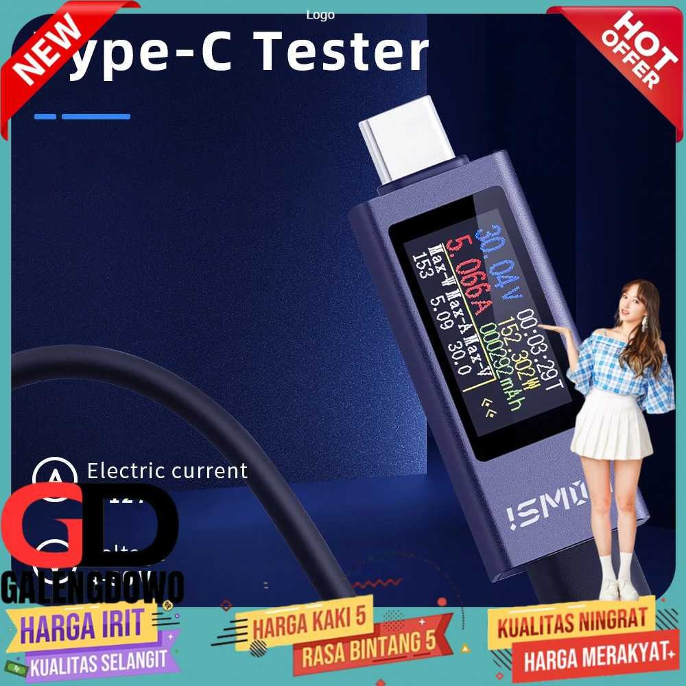 Jual KOWSI Voltmeter Ammeter Type C Digital Display OLED 30V 12A 360W - KWS-2302C | Shopee Indonesia