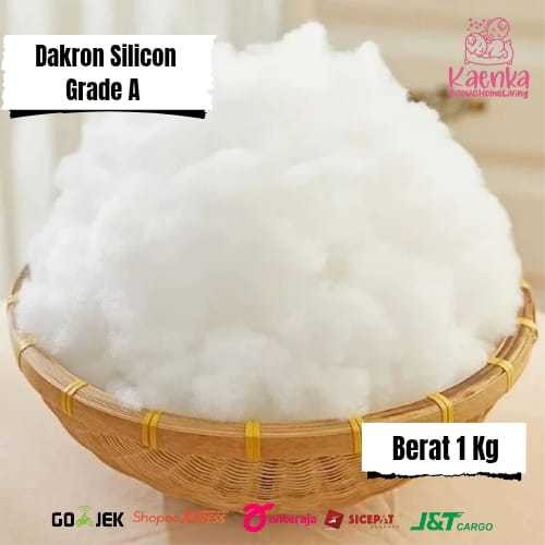 Jual [ PROMO ] Dakron Silikon Grade A ISI 1000 GRAM ( 1kg ) | Shopee ...