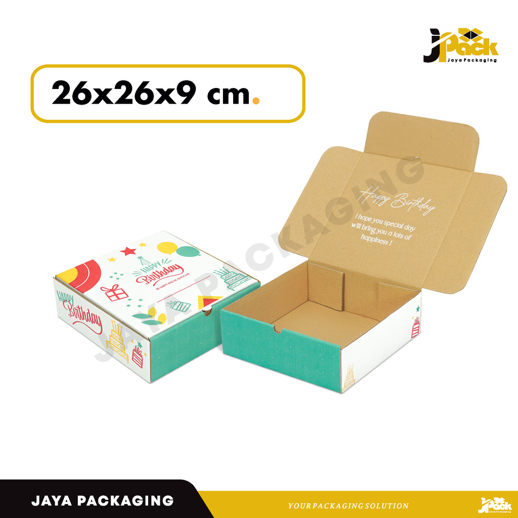 Jual Box 26x26x9 Kardus/Kemasan/Packaging/Box/Kotak/Karton ...